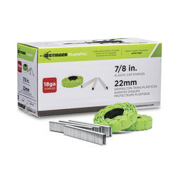 STINGER® StaplePac™ 3/8" Crown x 7/8" Leg Galvanized Roofing Cap ...