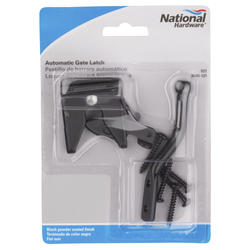 National Hardware® Black Automatic Gate Latch at Menards®