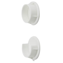 National Hardware™ 1-3/8" White Closet Rod Socket at Menards®