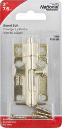 National Hardware® 3" Brass Barrel Bolt at Menards®