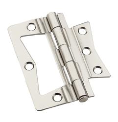 National Hardware® 3" Satin Nickel Non-Mortise Door Hinge - 2 Pack at ...
