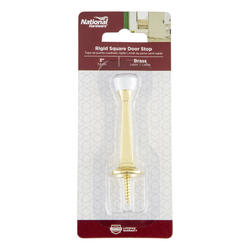 National Hardware® Brass Rigid Door Stop at Menards®