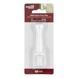 National Hardware® White Rigid Door Stop at Menards®
