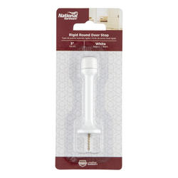 National Hardware® White Rigid Door Stop at Menards®