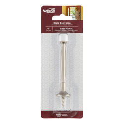 National Hardware® Satin Nickel Rigid Door Stop at Menards®