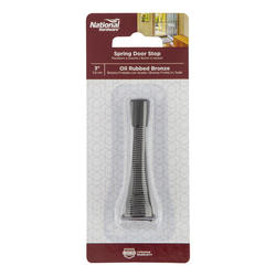 National Hardware® Oil Rubbed Bronze Spring Door Stop at Menards®