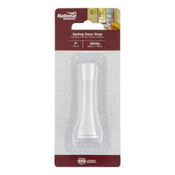 National Hardware® White Spring Door Stop at Menards®