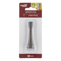 National Hardware® Antique Bronze Spring Door Stop at Menards®