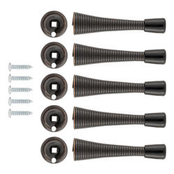National Hardware® Oil Rubbed Bronze Spring Door Stop - 5 Pack at Menards®