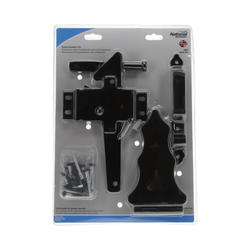 National Hardware® Black Steel Gate Hinge & Latch Kit at Menards®