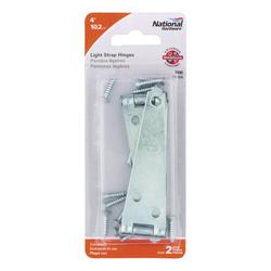 National Hardware® 4" Zinc Strap Hinge - 2 Pack at Menards®