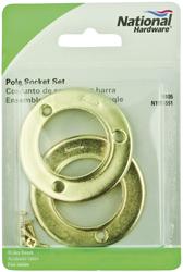 National Hardware™ 1-3/8" Brass Closet Rod Socket at Menards®