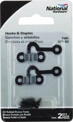 National Hardware® 1-5/16" Oil Rubbed Bronze Finish Steel Hook ...