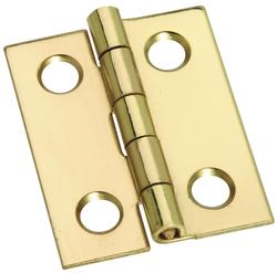 National Hardware® 1" x 3/16" Bright Brass Decorative Door Hinge - 4 ...