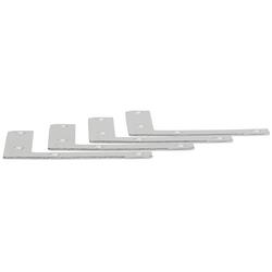 National Hardware® 4" x 3/4" Zinc Flat Corner Brace -4 Pack at Menards®
