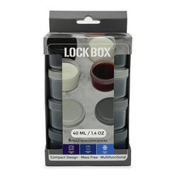 Lock Box® Mini Plastic Container Food Storage - 8 Piece Set at Menards®