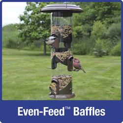 Nature's Way® Wide Deluxe Funnel Flip-Top Bird Feeder at Menards®