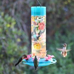 Nature's Way® Charming Peony Decorative Glass Hummingbird Feeder - 20 ...