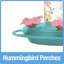 Nature's Way® Charming Peony Decorative Glass Hummingbird Feeder - 20 ...