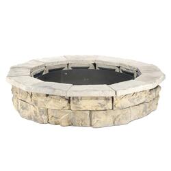 44" Fossil Limestone Round Fire Pit Kit at Menards®