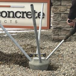 HANDI Pier® Support Block with 63" Support Rods Material List at Menards®