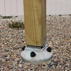 HANDI Pier® Support Block with 50" Support Rods Material List at Menards®