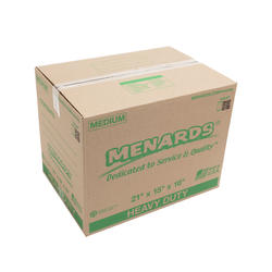 Menards® 15"W x 16"H x 21"D Medium Heavy-Duty Cardboard Box at Menards®