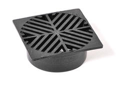 NDS® 5" Square Black Plastic Grate at Menards®