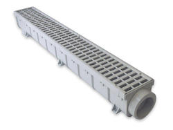 NDS® 5" x 39" Pro Series Channel Drain Kit with Plastic Grate at Menards®
