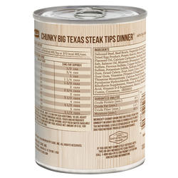 Merrick® Chunky Grain-Free Big Texas Steak Tips Dinner Wet Dog Food ...