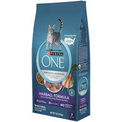 Purina® ONE Advanced Nutrition Hairball Formula Dry Cat Food - 7 lbs at ...