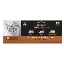 Purina® Pro Plan® Chicken & Turkey Complete Essentials Variety Pack Wet ...