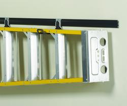 Rubbermaid® FastTrack® Rail™ 9-3/8" Wall Mount Ladder/Lumber Storage ...