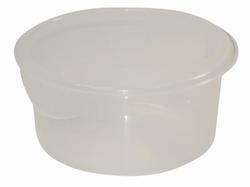 Rubbermaid® Commercial 2-Quart Semi-Clear Round Food Storage Container ...