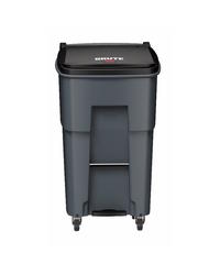 Rubbermaid® Commercial BRUTE® 65-Gallon Gray Medical Waste Rollout ...