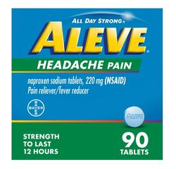 Aleve® Naproxen Sodium 220 mg Tablets - 90 ct at Menards®