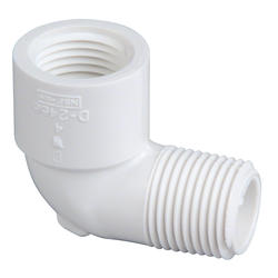 NIBCO® 3/4" MIP x FIP Sch 40 PVC 90-Degree Street Elbow at Menards®