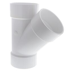 NIBCO® 6" x 6" x 4" Hub DWV PVC 45-Degree Wye at Menards®