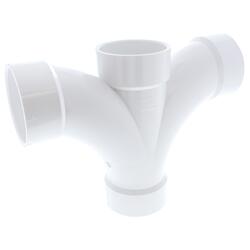 NIBCO® 3" Hub Double Fixture PVC Tee at Menards®