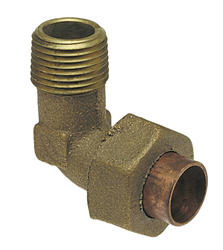 NIBCO® 1-1/4" Sweat x MIP Bronze 90-Degree Union Elbow at Menards®