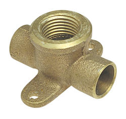 NIBCO® 3/4" Sweat x FIP Branch Bronze Drop-Ear Tee at Menards®