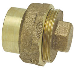 NIBCO® 2" FTG x FIP DWV Bronze Cleanout Adapter with Plug at Menards®
