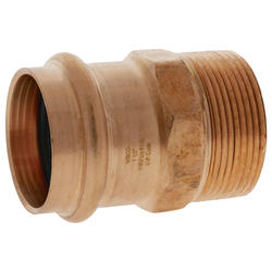 NIBCO® Press System® 1-1/2" Press x MIP Lead-Free Copper Adapter at ...