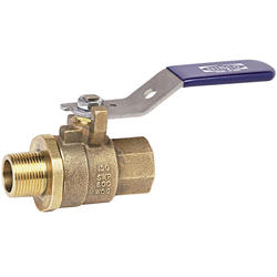 NIBCO® 1-1/4" MIP x FIP 2-Piece Bronze Ball Valve at Menards®