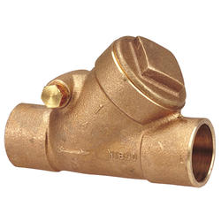 NIBCO 2" Female Sweat Lead-Free Bronze Class 150 Swing Check Valve with ...
