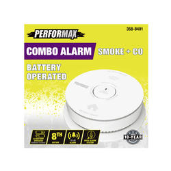 Performax™ AA Battery Voice Alert Photoelectric & Electrochemical ...