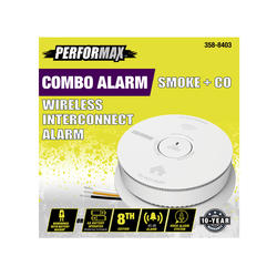 Performax™ Direct Wire AA Battery Backup Voice Alert Photoelectric ...