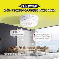 Performax™ AA Battery Powered Voice Alert Photoelectric ...