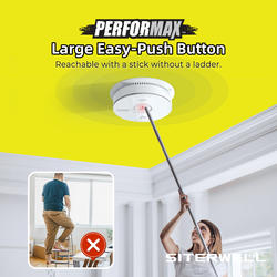 Performax™ AA Battery Powered Voice Alert Photoelectric ...