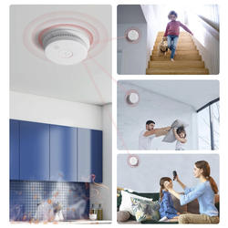 Performax™ Direct Wire 9V Battery Backup Photoelectric Smoke Detector ...